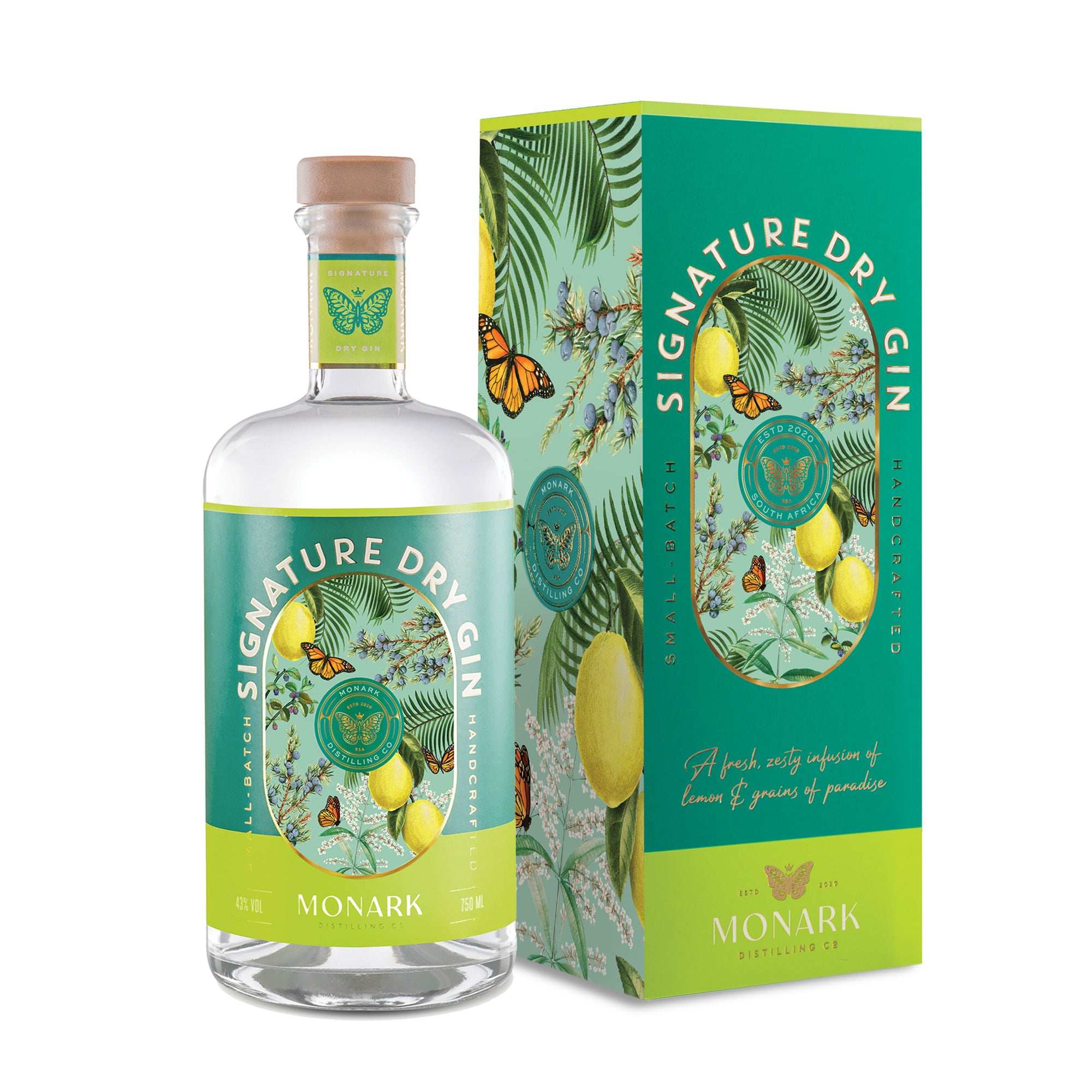 Signature Dry Gin 750ml – Monark Distilling Co.